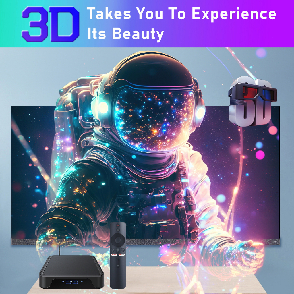 TV98 PRO ATV 8K Android 14 Wifi 5G การควบคุมระยะไกลด้วยเสียง RAM8G+ROM128GB Bluetooth Android ...