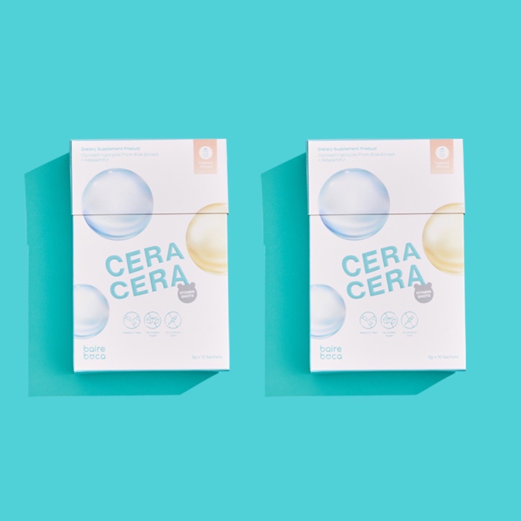 baire boca [ 2 กล่อง ] CERA CERA Rice Ceramide + Astaxanthin ผลิตภัณฑ์ ...