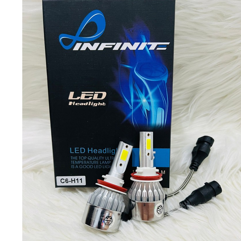 หลอดไฟ LED C6-H11 18W/2000LM งาน INFINITE /C9-H11 6000K มีบัลลาดและพัด ...