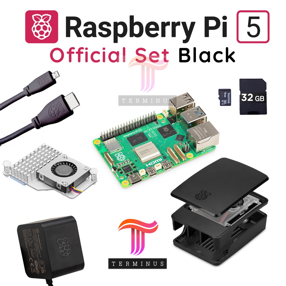 Official Raspberry Pi 5 (Made in UK) Set | Shopee Thailand
