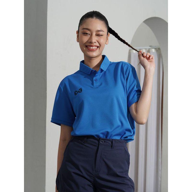 เสื้อโปโล WARRIX ปกสั้น 232PLACL34 รุ่น PIN POLO SHIRT (สีใหม่ มีหลายโพ ...