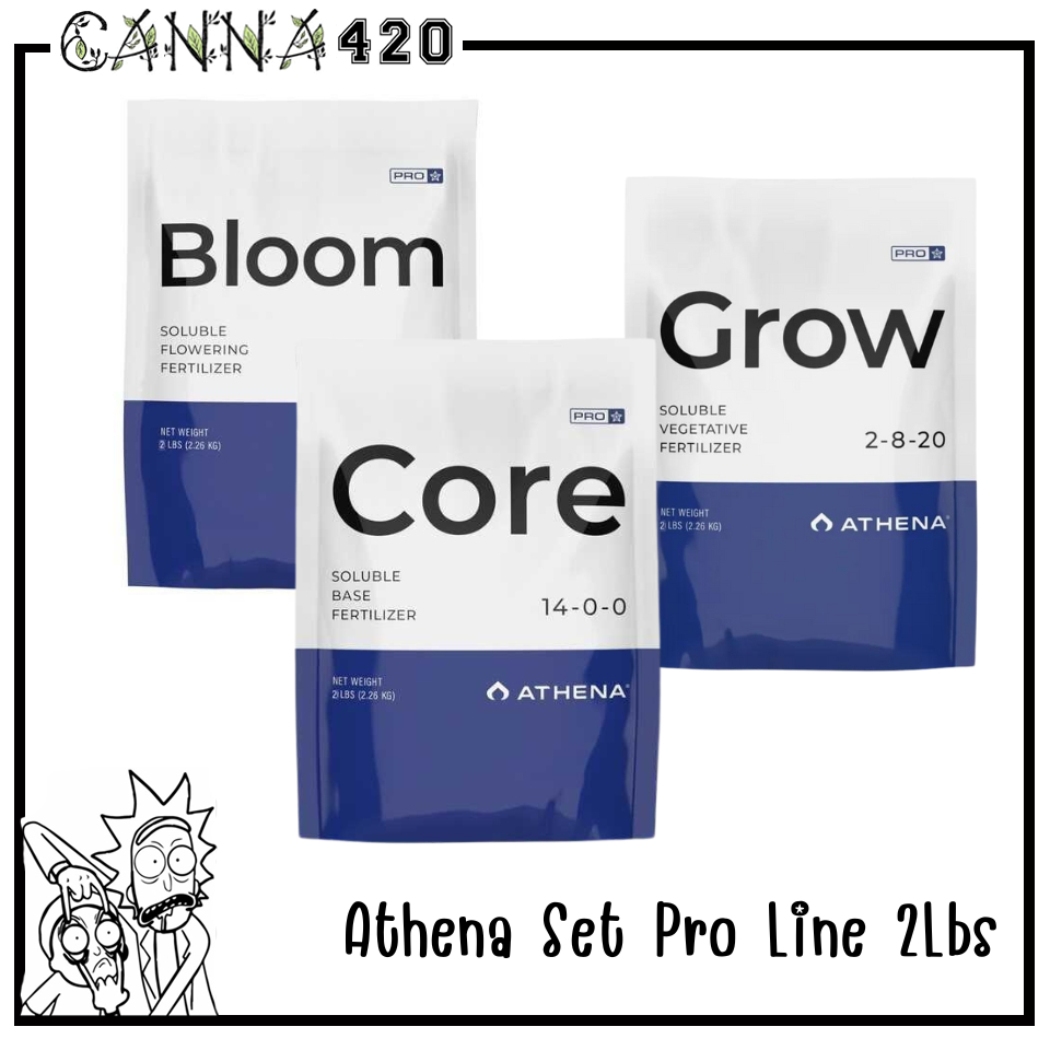 Athena Set Pro line (Grow-Core-Bloom) ขนาด 2 lbs สำหรับทำใบ ทำดอก และ ...