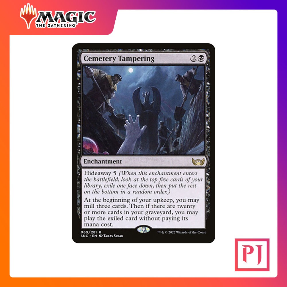 [MTG] Cemetery Tampering [LCI] [BLACK] [RARE] [NORMAL] [ENG] (การ์ดเม ...
