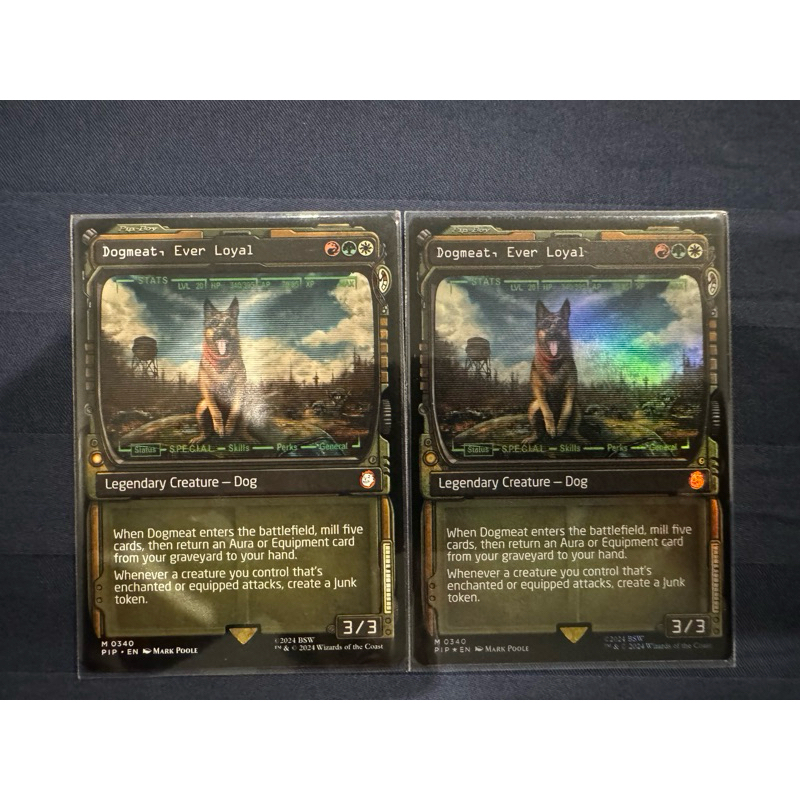 MTG Universes Beyond: Fallout Variants: Dogmeat, Ever Loyal (0340 - Pip ...