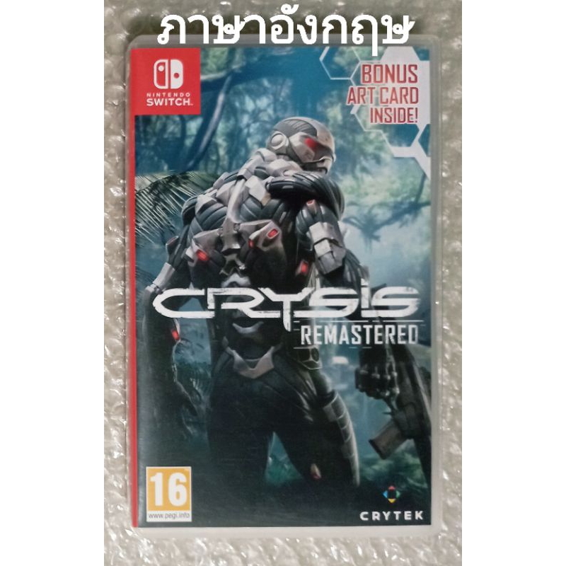 CRYSIS REMASTERED ภาษาอังกฤษ ENGLISH NINTENDO SWITCH EN JP CH เกมยิง CRISIS REMASTER รีมาสเตอร์ ...