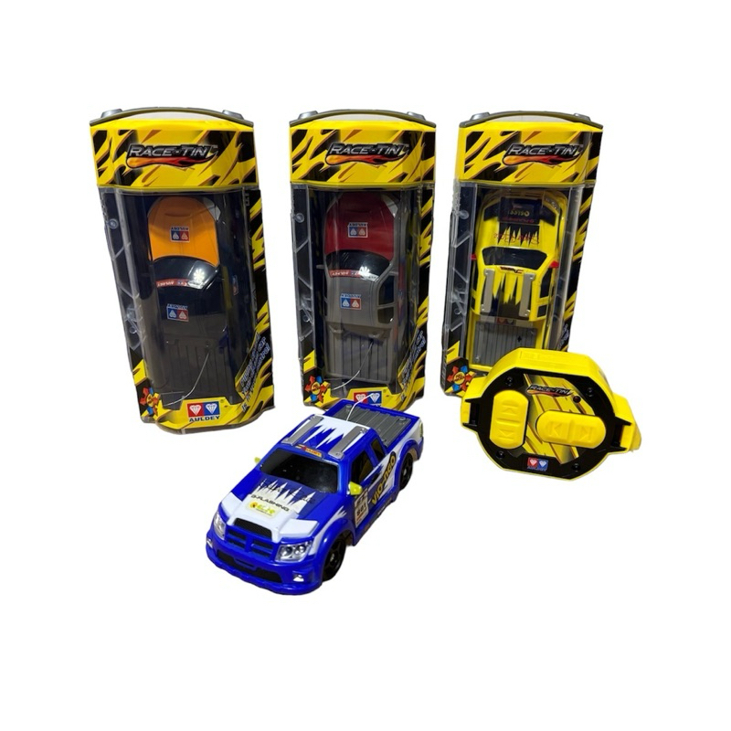 รถกระป๋องตราเพชรแท้100% RACE-TIN 2.4GHz 2WD 1:32 กระป๋องสีเหลืองใช้ถ่าน ...