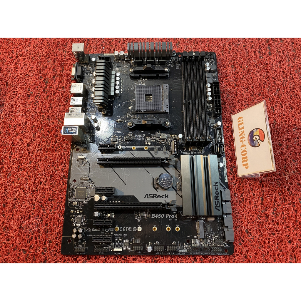 AM4 MAINBOARD ASROCK 400S RAM 4 SLOT - หลายรุ่น / B450 / | Shopee Thailand