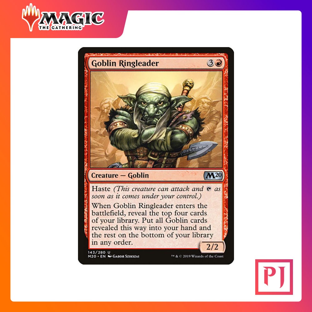 [MTG] Goblin Ringleader [M20] [RED] [UNCOM] [NORMAL] [ENG] (การ์ดเมจิค ...