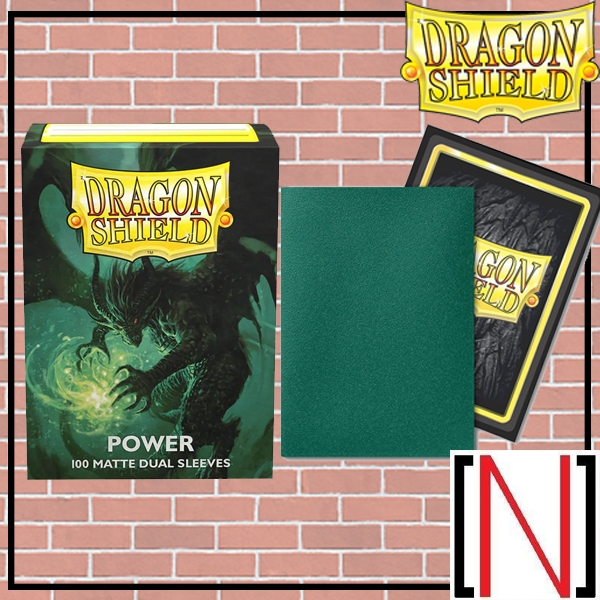 [Sleeve][ซองใส่การ์ด] DragonShield - Matte Dual Power 100ใบ [MTG ...