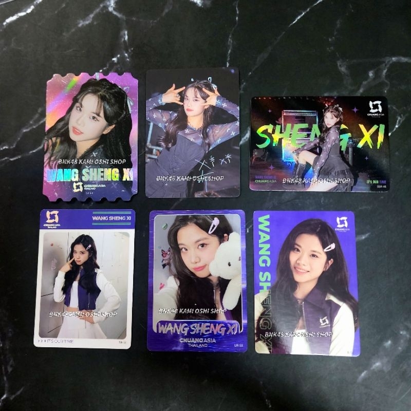 การ์ด Wang Sheng Xi ver1 ครบ6ใบ SSP SP SSR UR SR R Chuang Asia 2024 ( chuangasia Vancard's ...
