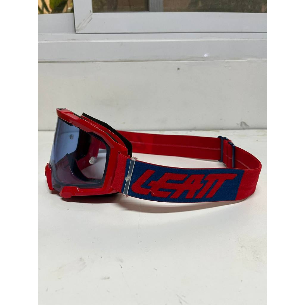(มือสอง) แว่นกันลม Leatt Velocity 4.5 Red/Blue Goggles MX ATV UTV ...