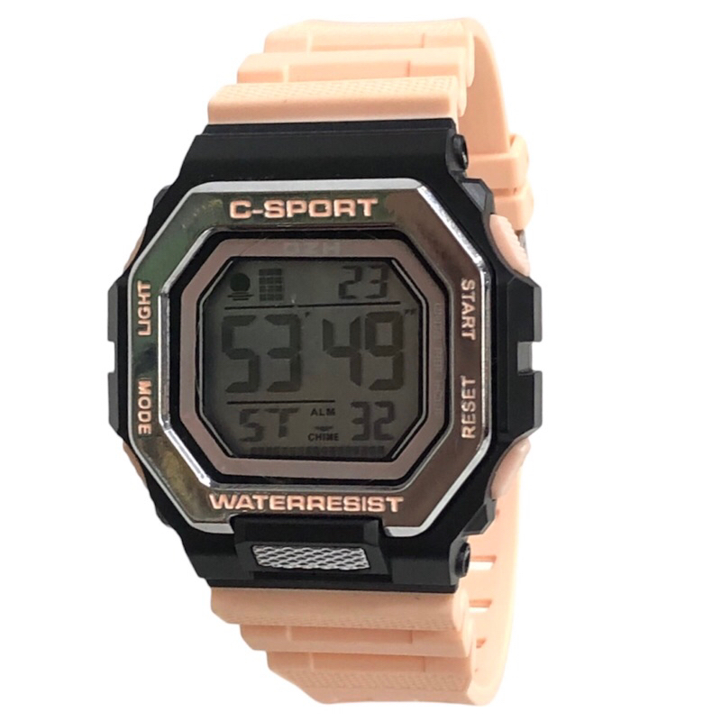 DZH นาฬิกาข้อมือผู้ชายsportwatch ทรงสี่เหลี่ยมของแท้พร้อมป้ายห้อย ระบบ ...