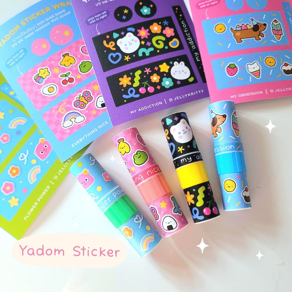 สติ๊กเกอร์ติดยาดม yadom Deco sticker | Shopee Thailand