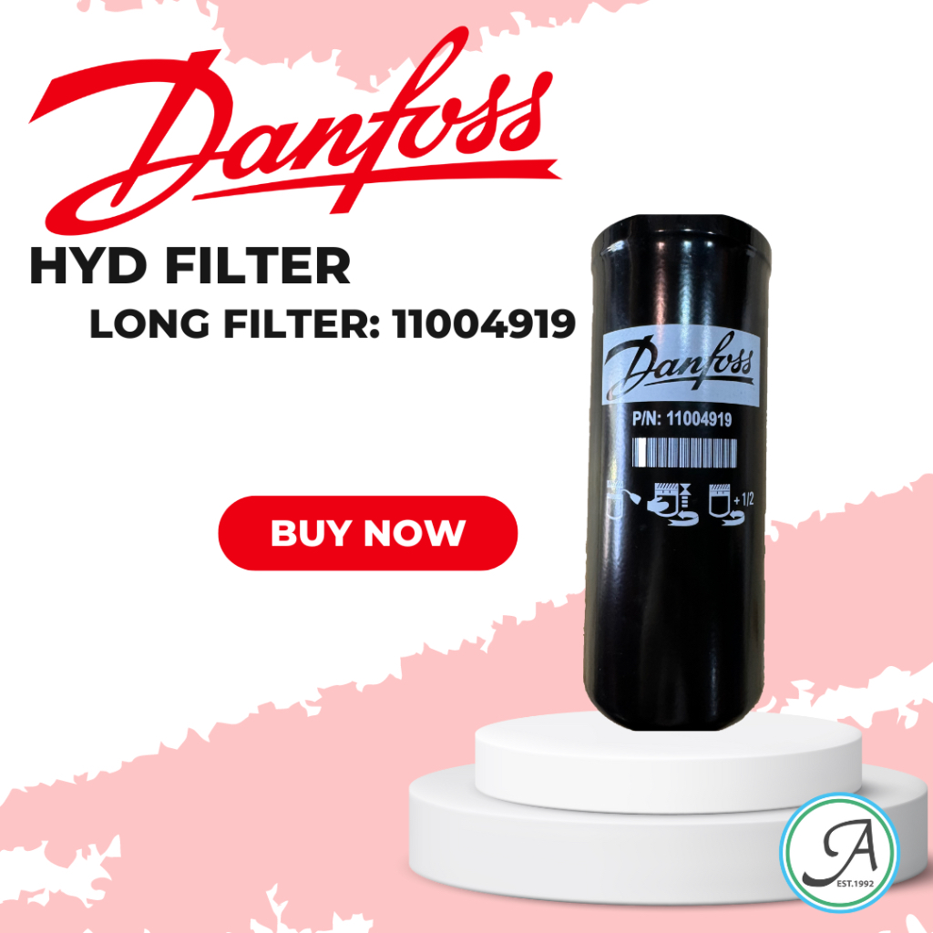 DANFOSS FILTER-CARTRIDGE LONG,BLACK,SINGLE 11004919 ไส้กรองน้ำมันไฮดรอ ...