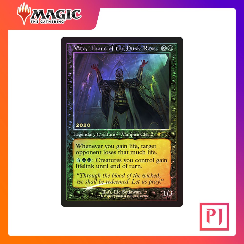 [MTG] Vito, Thorn of the Dusk Rose (30th Anniversary) [PRM] [BLACK ...
