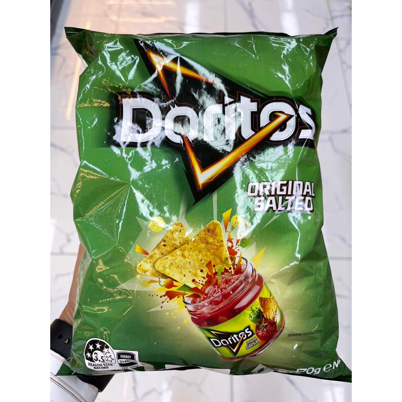 Doritos Original salt corn Chips 170g โดริโทส รสออริจินอล 🇦🇺🇦🇺 | Shopee ...