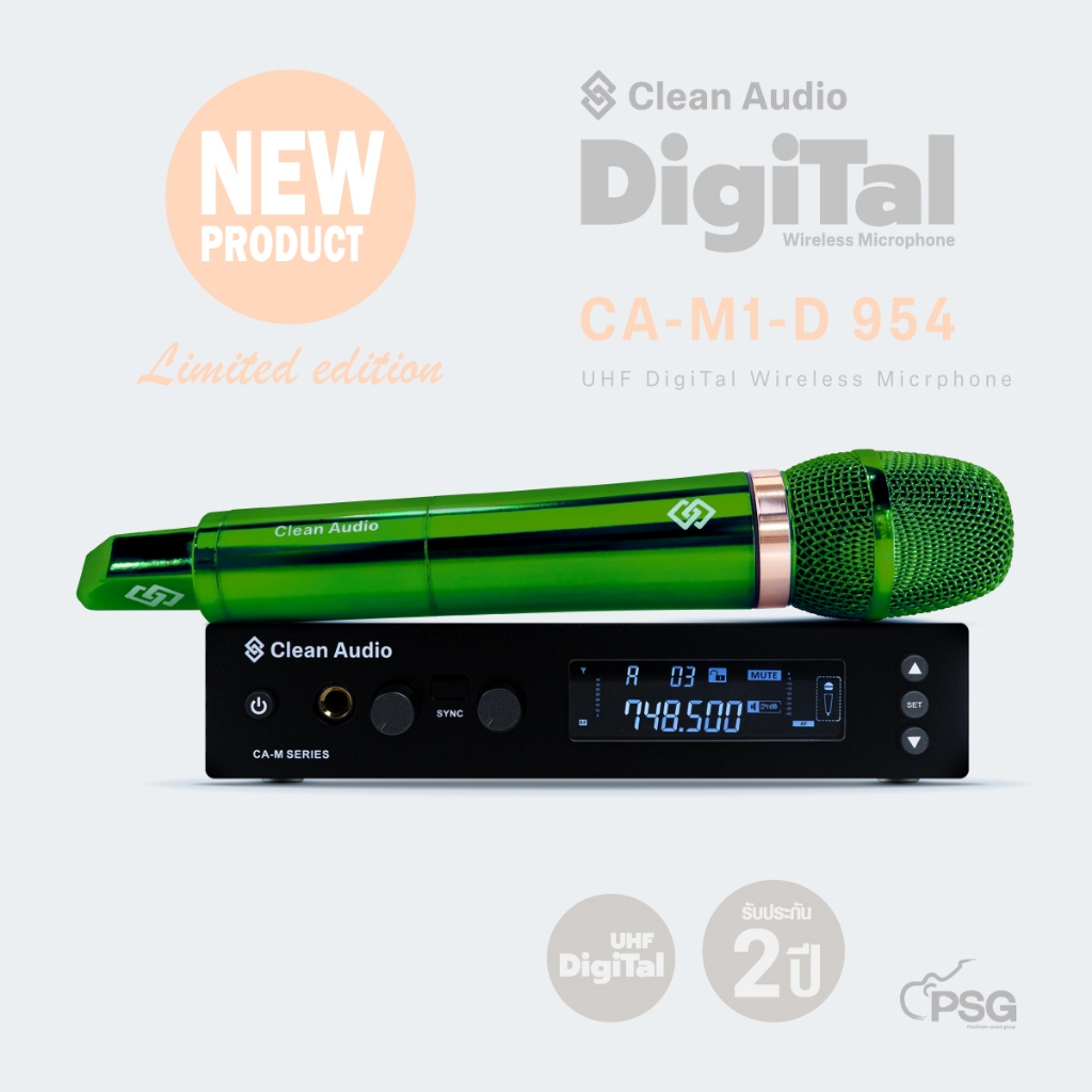 CLEAN AUDIO : CA-M1-D-954 PROFESSIONAL VOCAL UHF DigiTal Wireless ...