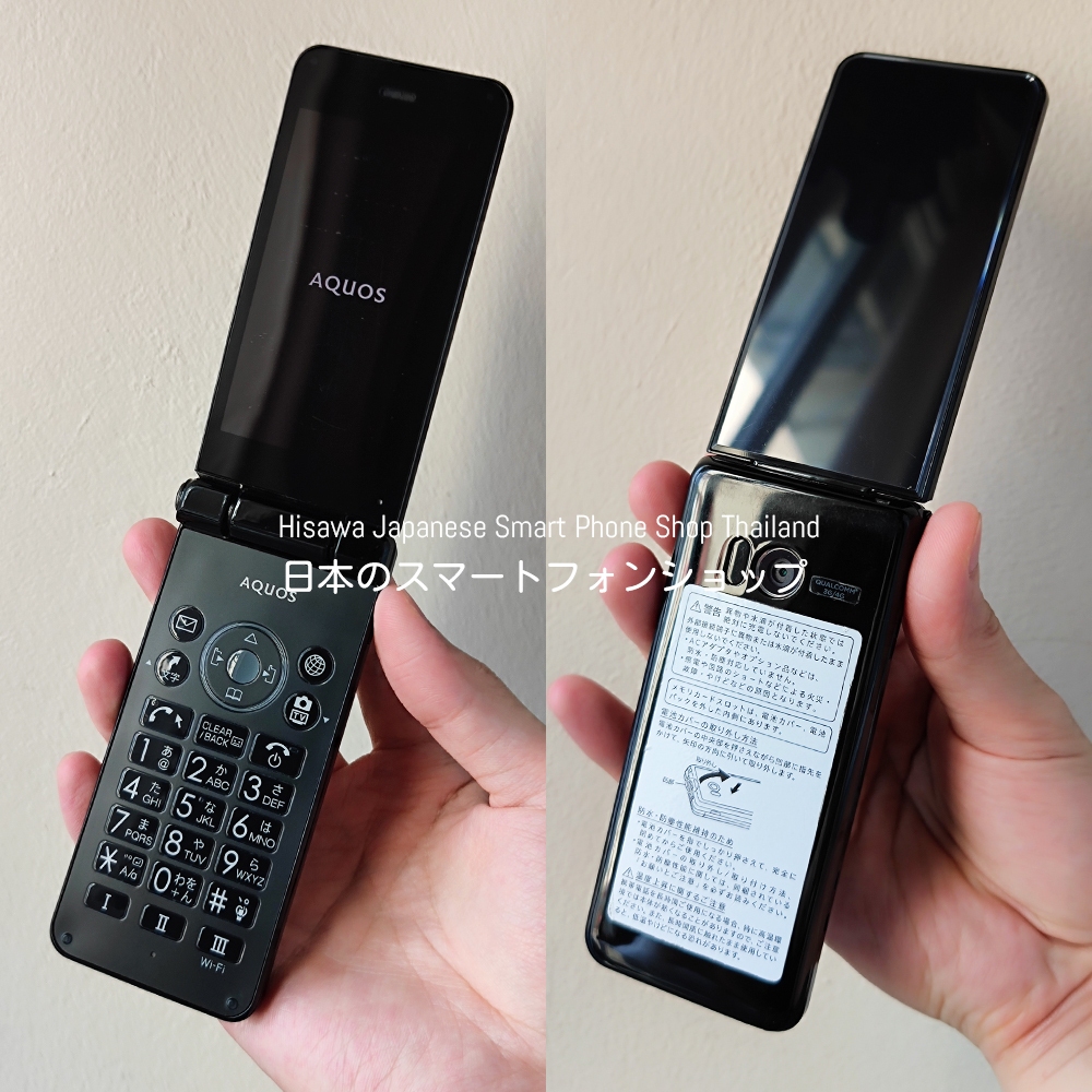 SHARP AQUOS K-TAI 2 (601SH) สีดำ มือถือฝาพับญี่ปุ่น โทรในไทยได้ หายาก - SoftBank #0953 | Shopee ...
