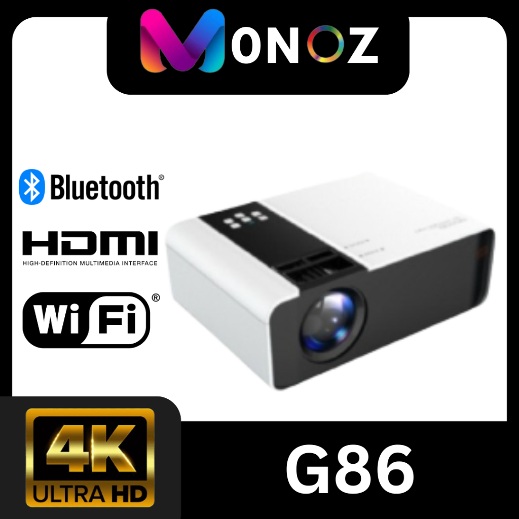Monoz Projector G86/Y300 Android HD WIFI LED โปรเจคเตอร์ 970-1600 ...