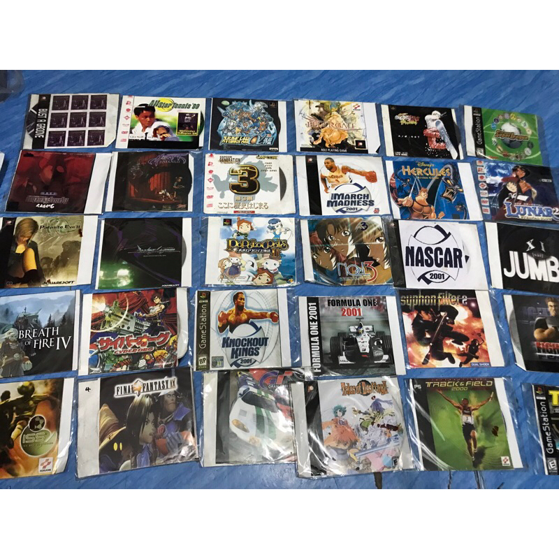 PS1,เกมส์ (8) แผ่นปั๊มรุนเก่า หายาก แผ่นใหม่ สภาพใส | Shopee Thailand