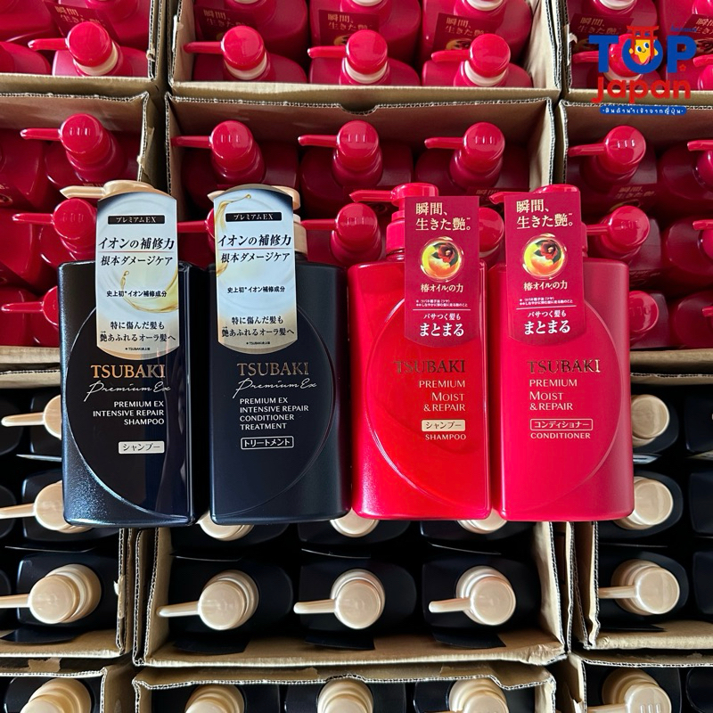 🎌ญี่ปุ่นแท้💯%🚚พร้อมส่ง TSUBAKI Premium EX Intensive Repair Shampoo&Conditioner 490 ml.แชมพู ครีม ...