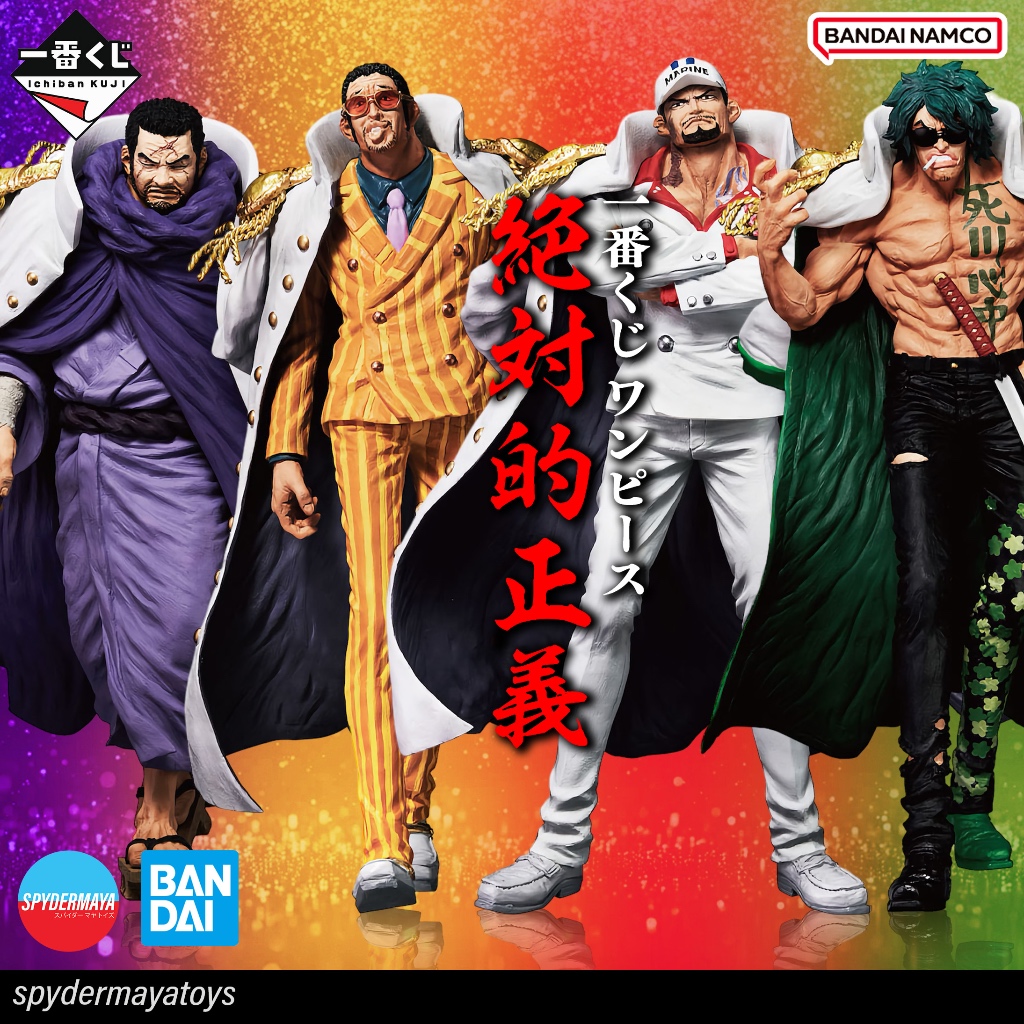 [Pre-Order] Ichiban Kuji One Piece Absolute Justice - Akainu, Kizaru ...