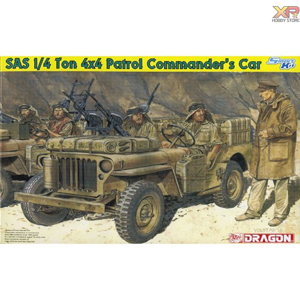 [Dragon Model] 1/35: SAS 1/4 TON 4x4 PATROL CAMMANDER'S (DRA 6724 ...
