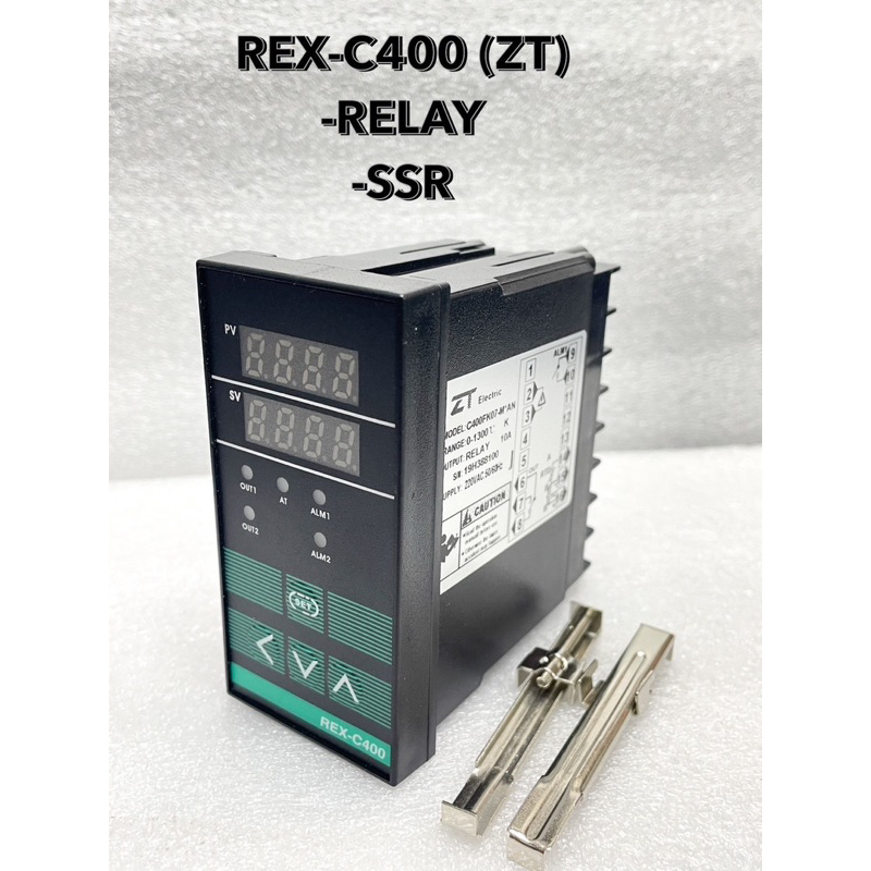 Digital 220V PID Relay C400 Temperature Controller ขนาด 48x95 REX-C400 ...