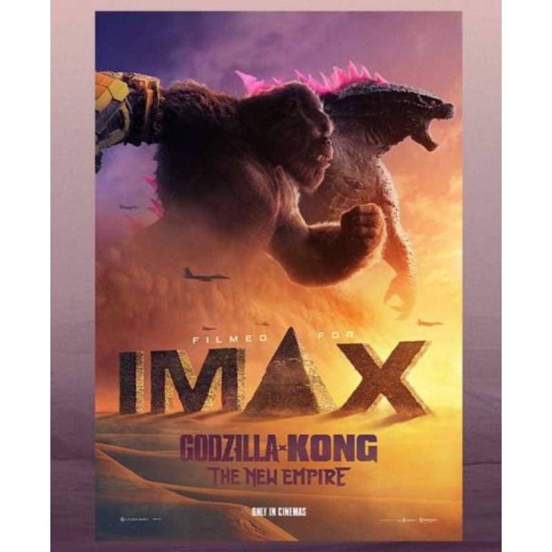โปสเตอร์ IMAX Poster Godzilla x Kong The New Empire ก็อดซิลล่า ปะทะ คอง ...