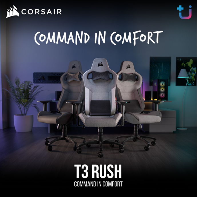 CORSAIR T3 RUSH gaming chair | Shopee Thailand