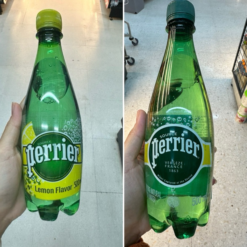 Perrier ( Lemon Flavored Beverage With Carbonated ) 500 Ml. เปอริเอ้ ...