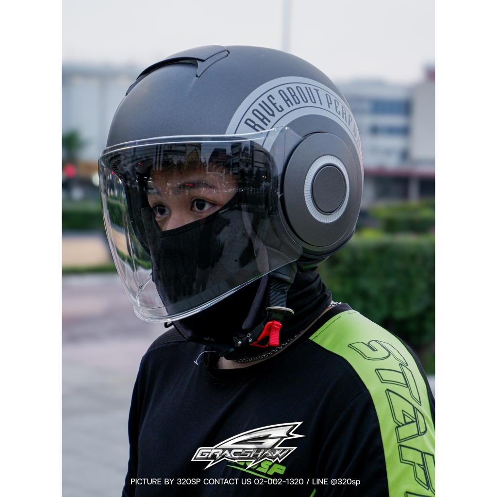 หมวกกันน็อคครึ่งใบ GRACSHAW G828 GLAXUS H.D ลดแรง!! ส่งไว!! 320SP | Shopee Thailand