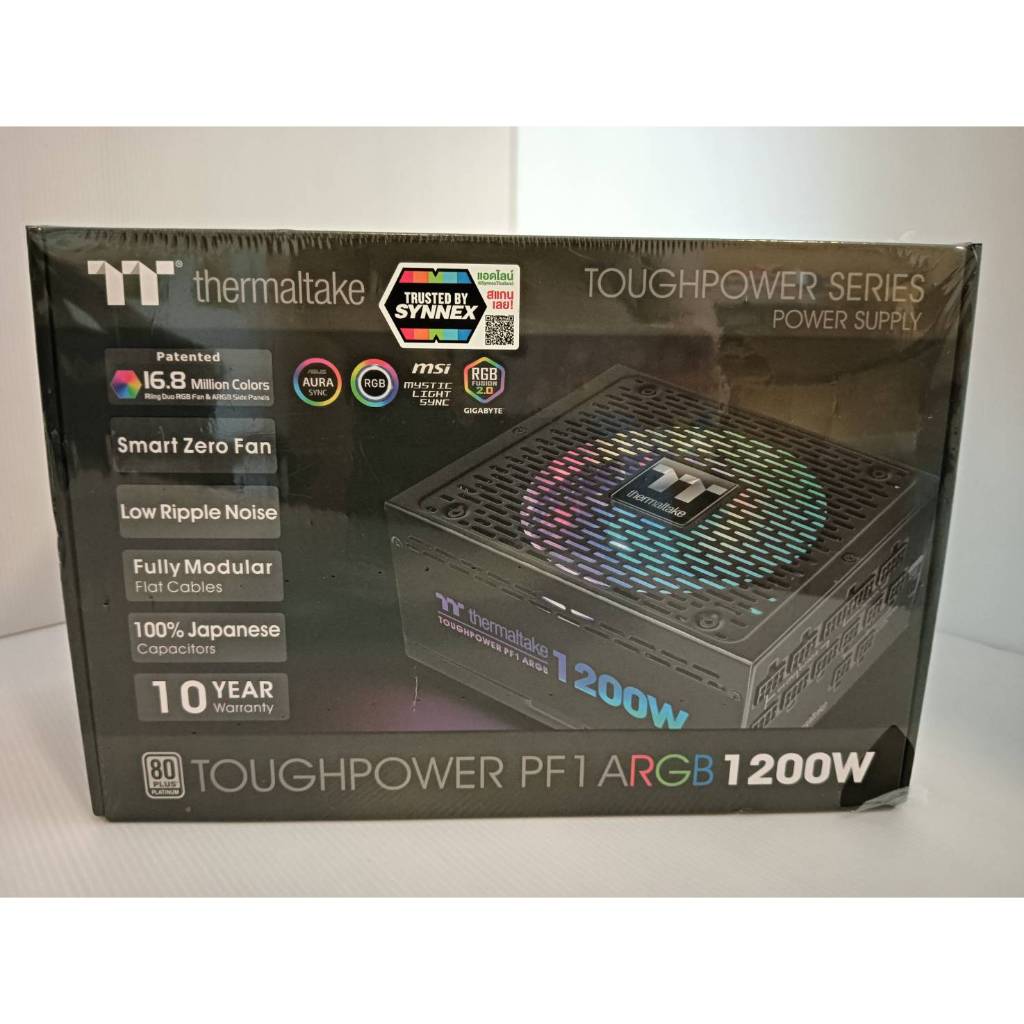 POWER SUPPLY THERMALTAKE TOUGHPOWER PF1 ARGB - 1200W 80 PLUS PLATINUM ...