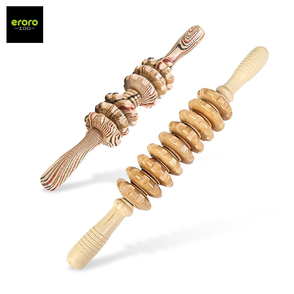 ERORO ไม้นวดขา คอและหลัง แบบ 6-9 ล้อ โฮมฟิตเนส | Shopee Thailand