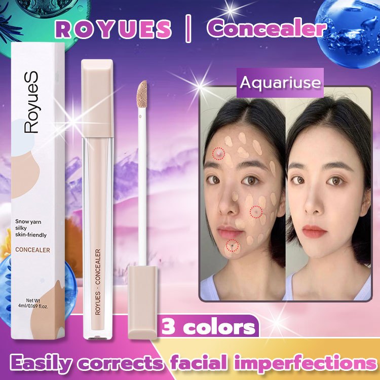 ROYUES-คอนซีลเลอร์ เนื้อแมตต์ สามารถปกปิดสิวบนใบหน้า รอยแดง จุดด่างดำ ...