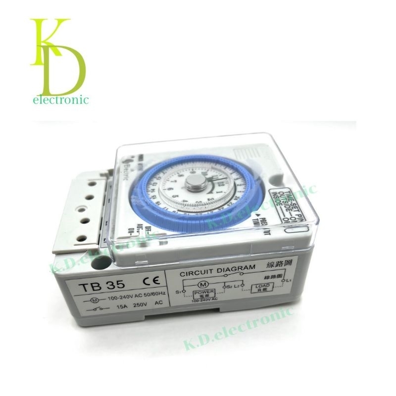 ทาวเวอร์ นาฬิกาจับเวลา 24ชม.รุ่น TB-35 ไฟ 100-240V (Timer Switch) | Shopee Thailand