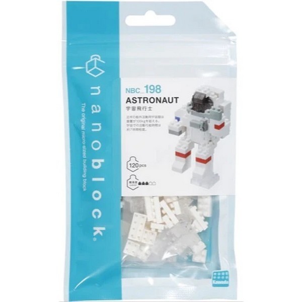 Kawada nanoblock NBC_198 Astronaut 4972825202760 (นาโนบล็อค) | Shopee Thailand