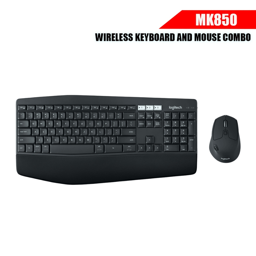 Logitech MK850 Performance Wireless Keyboard and Mouse Combo แป้นพิมพ์ ...