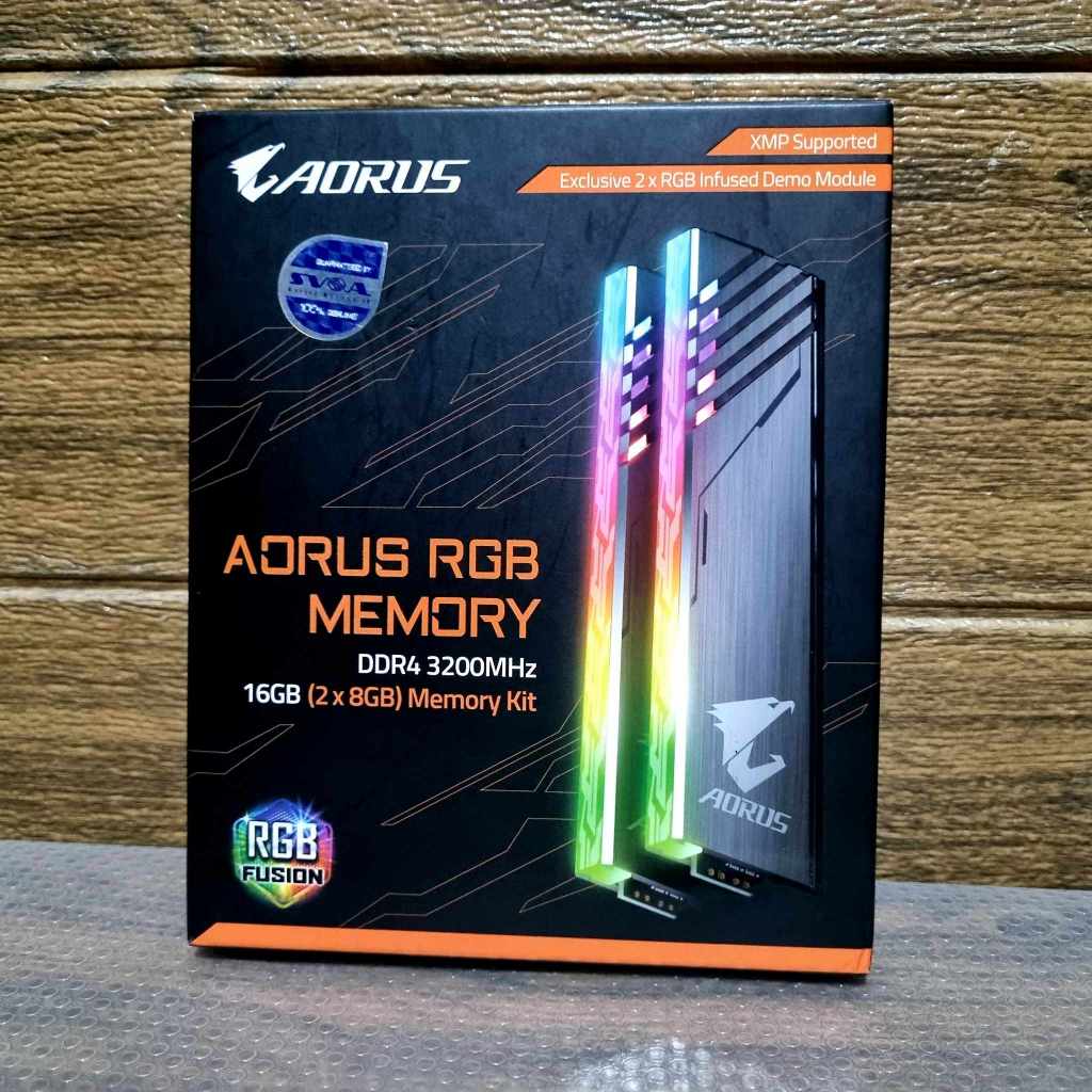 RAM DDR4 แรมพีซี AORUS RGB Memory 16GB (2x8GB) 3200MHz (With Demo Kit ...
