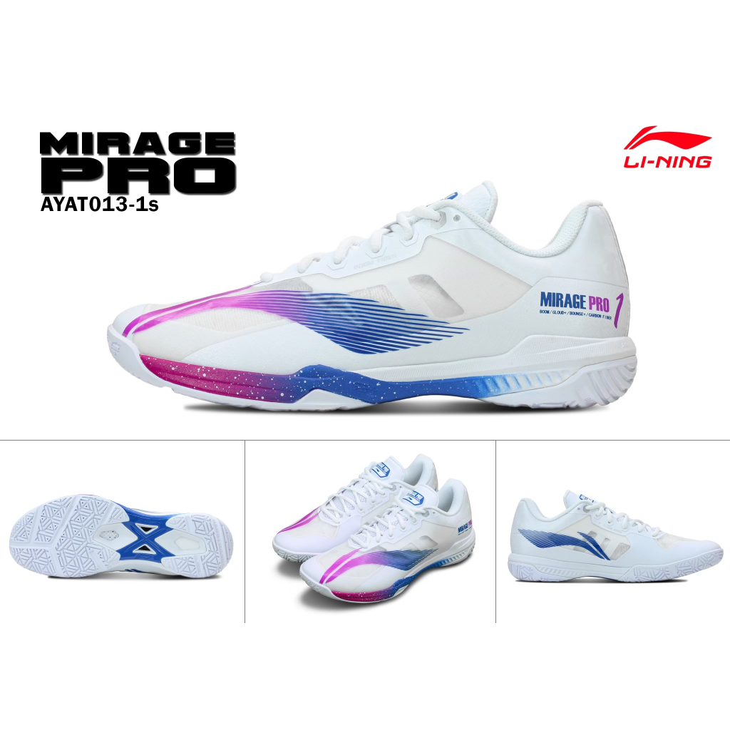 LI-NING MIRAGE PRO (AYAT013-1) BADMINTON SHOES รองเท้าแบดมินตัน ...