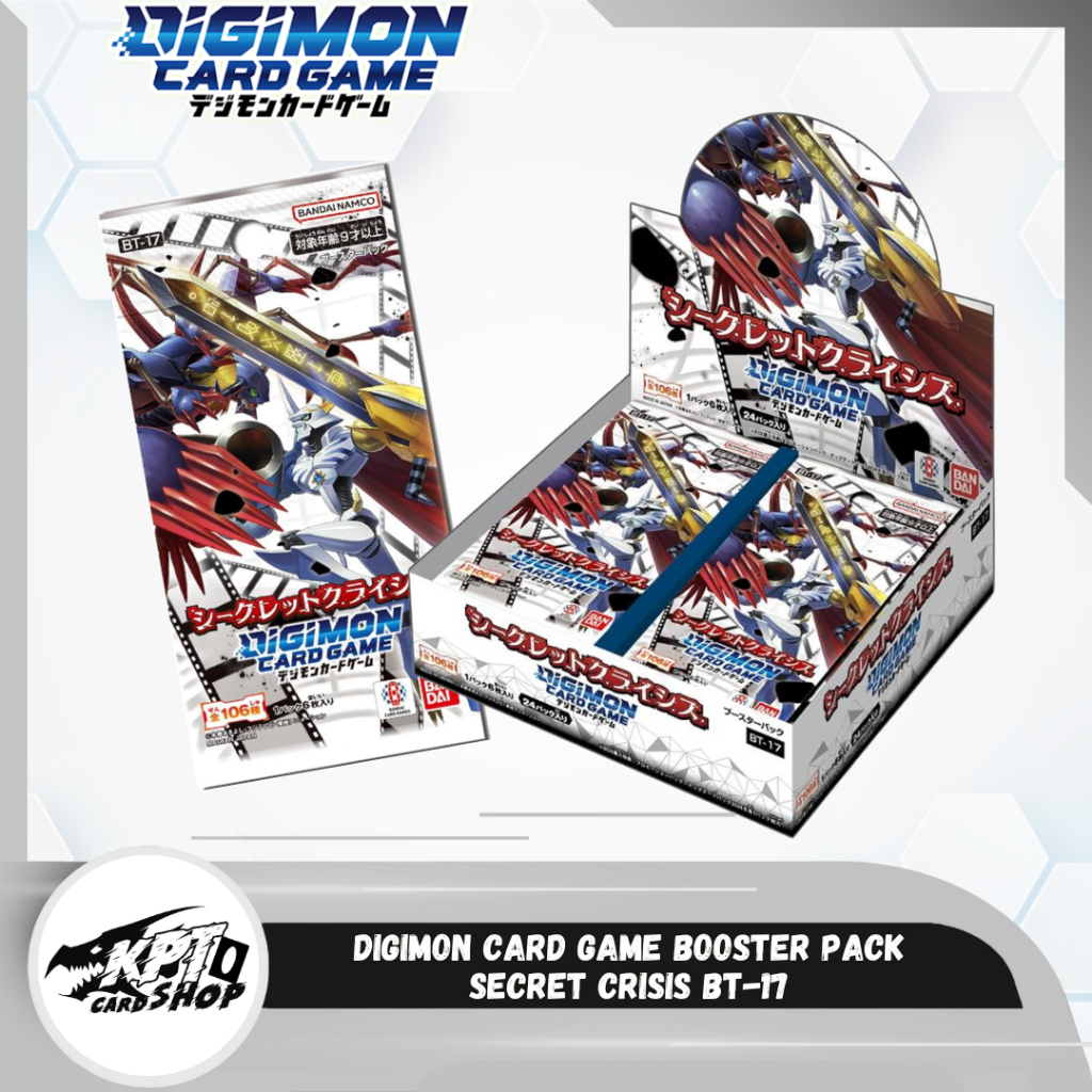 DIGIMON CARD GAME BT-17: BOOSTER SECRET CRISIS | Shopee Thailand
