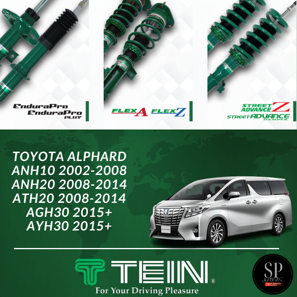 TEIN โช้คอัพ ALPHARD ANH10, ANH20, ATH20, AGH30, AYH30 รุ่น ENDURAPRO ...