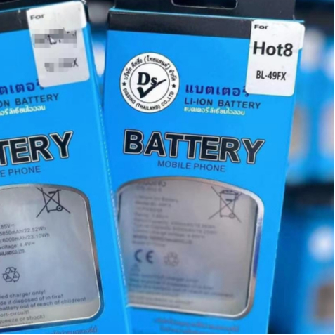 DISSING แบตโทรศัพท์มือถือ infinix hot 8/hot 8Lite/hot 9/smart 5/SPARK 5 ...