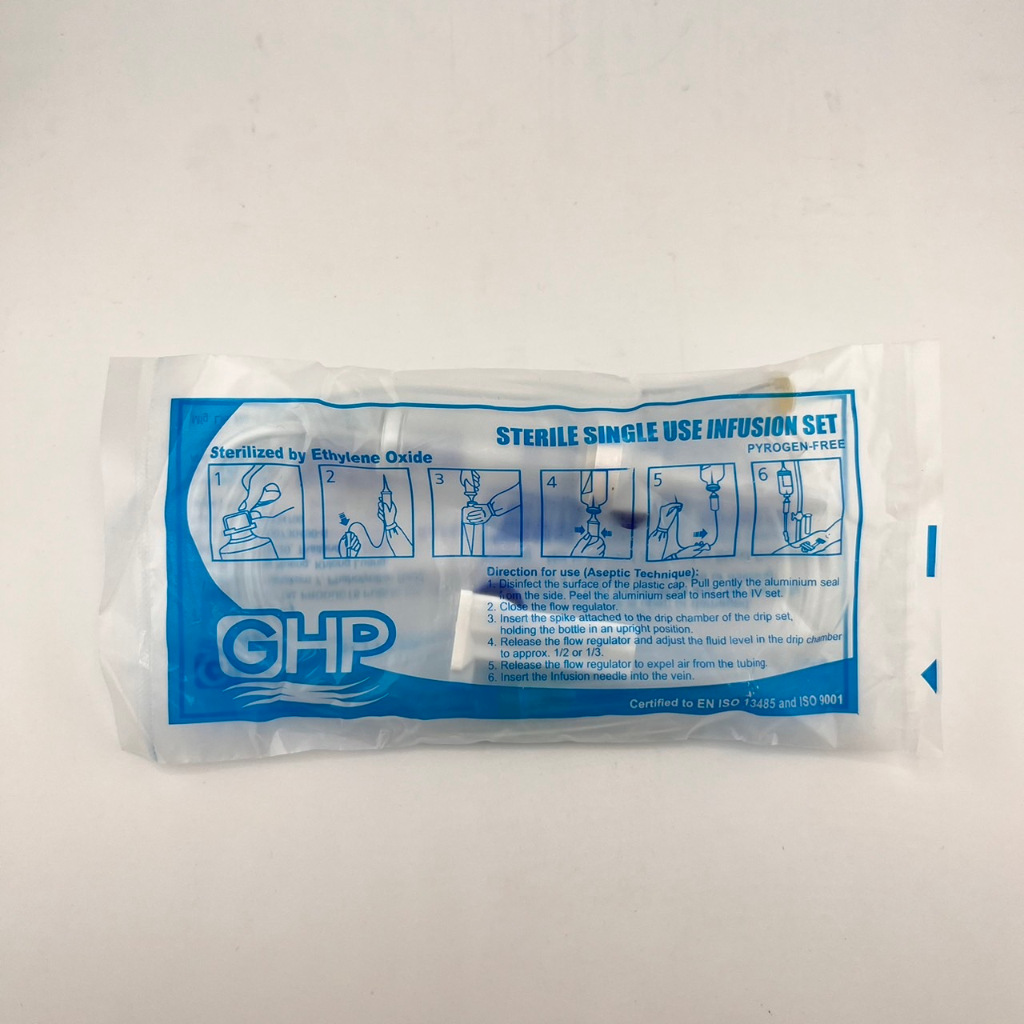 GHP IV Set สายชุดให้น้ำเกลือผู้ใหญ่ จำนวน 1 ชุด รหัสสินค้า P-5942 ...