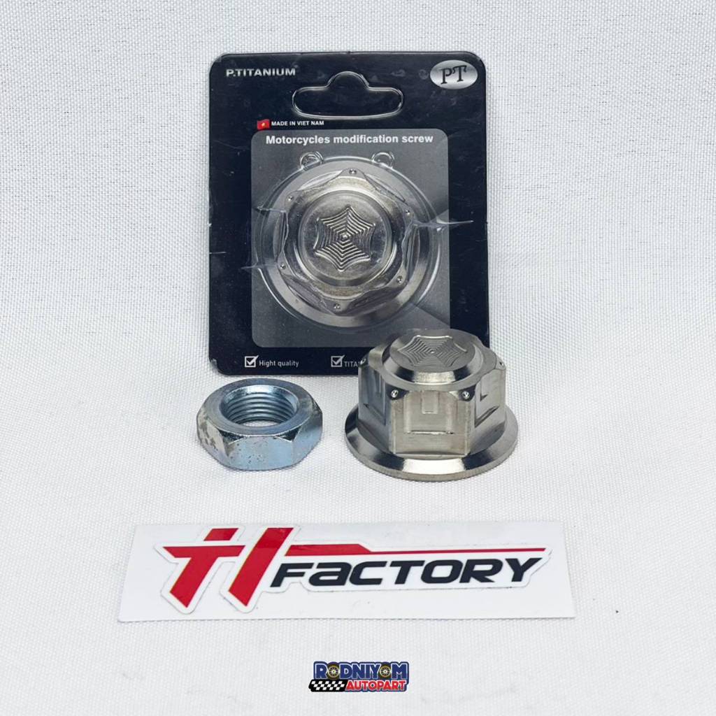 HT FACTORY ฝาครอบน็อตล้อหลัง ไทเทเนียม สำหรับ Vespa ทุกรุ่น | Shopee ...