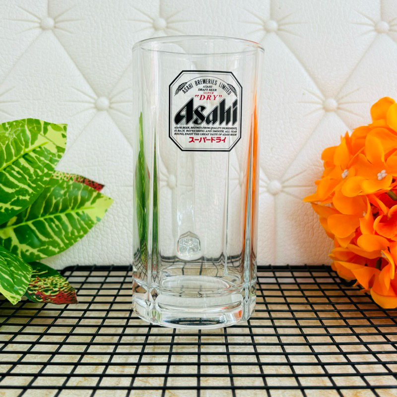 แก้วเบียร์ ASAHI BREWERIES LIMITED Draft Beer ขนาดใหญ่ มีหูจับ มือสอง ...