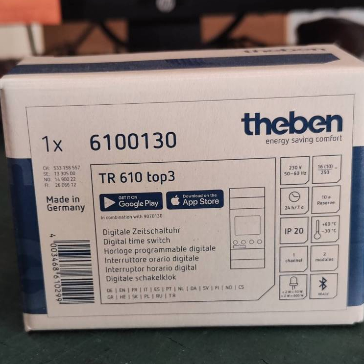 ไทม์เมอร์ theben TR610 top3 Time and light control Digital time ...