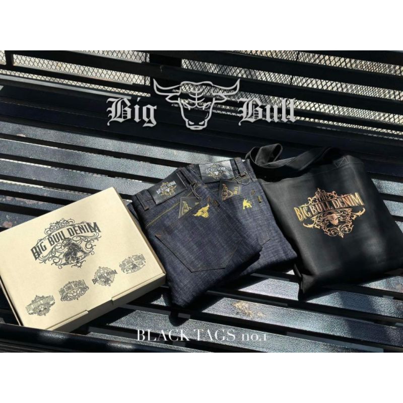 BIG BULL DENIM รุ่น BLACK TAGS no.1 | Shopee Thailand