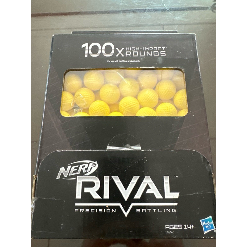 ลูกกระสุนกลมปืน nerf rival bullet 100 ball | Shopee Thailand