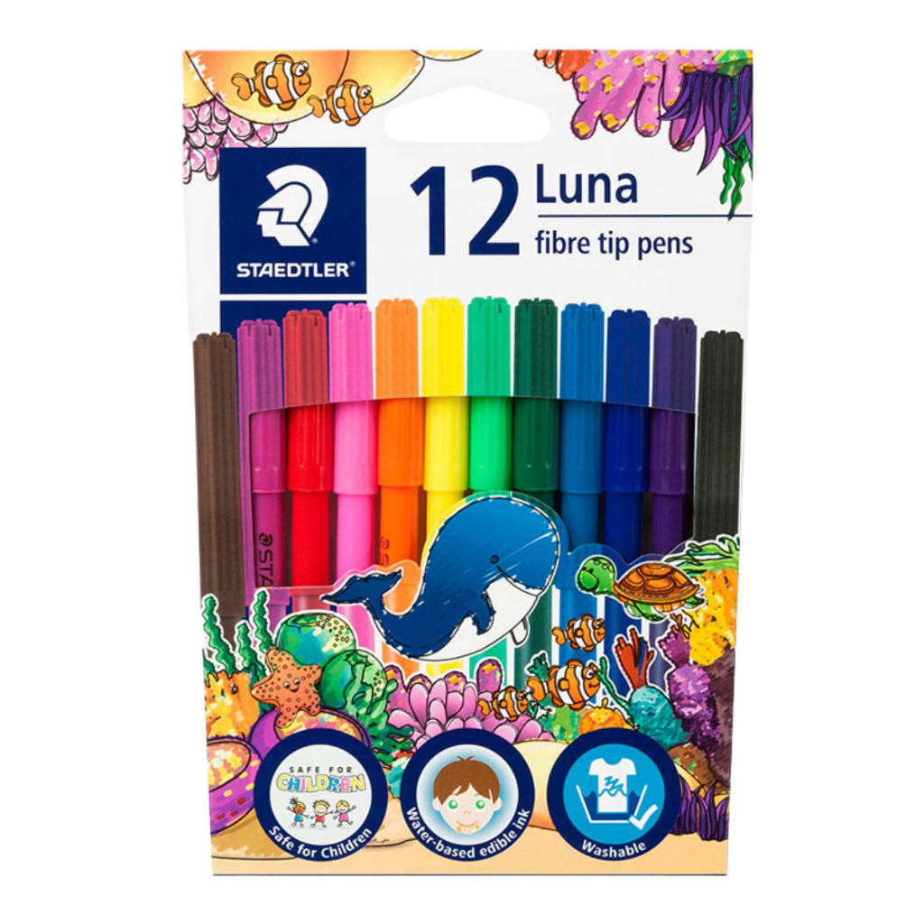 Staedlter - ปากกาเมจิก ลูน่า 12 สี, 24 สี | Shopee Thailand